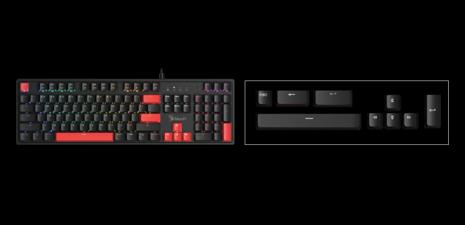 S520N-BLOODY MECHANICAL SWITCH RGB GAMING KEYBOARD-Bloody Official Website