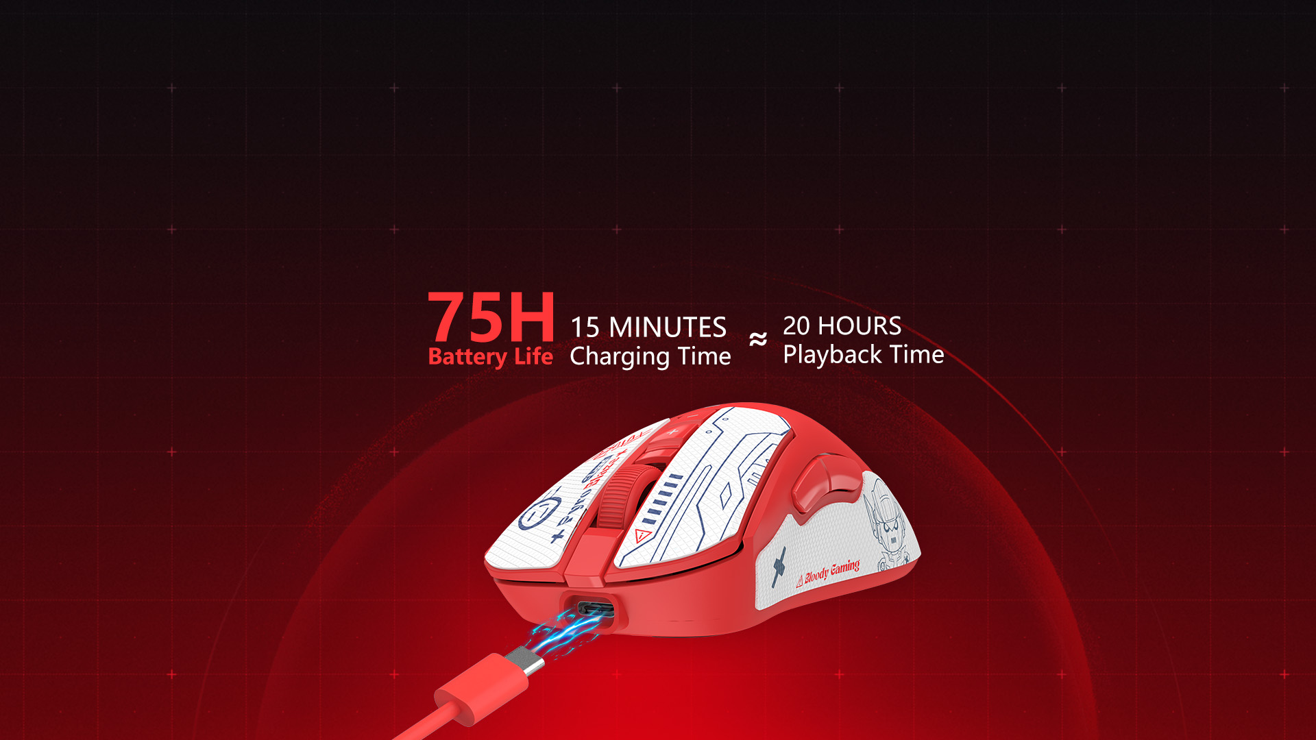 R73 Ultra-DUAL MODE WIRELESS GAMING MOUSE-Bloody Official Website