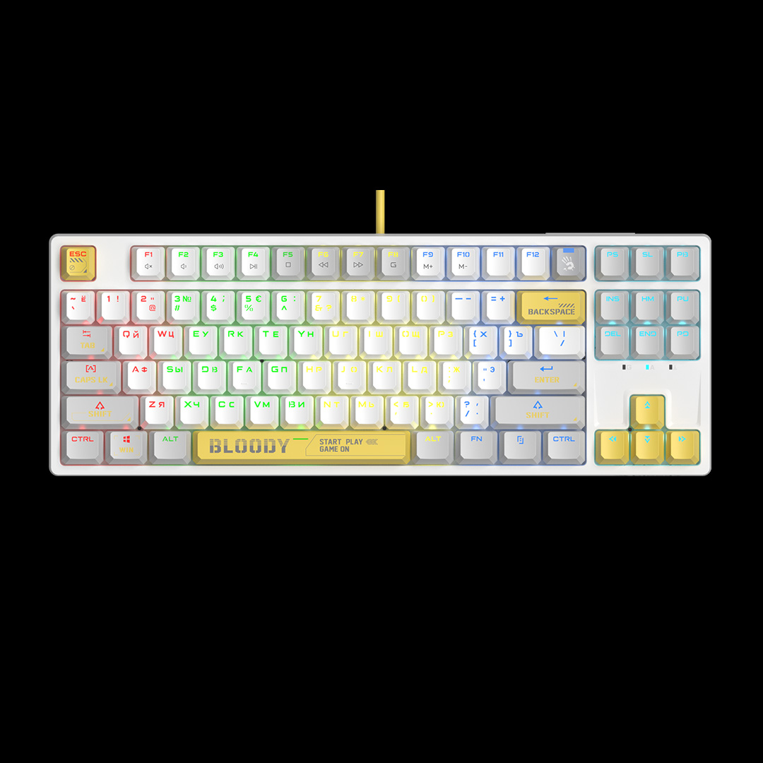 S87-Механическая клавиатура с RGB-подсветкой-Bloody Official Website